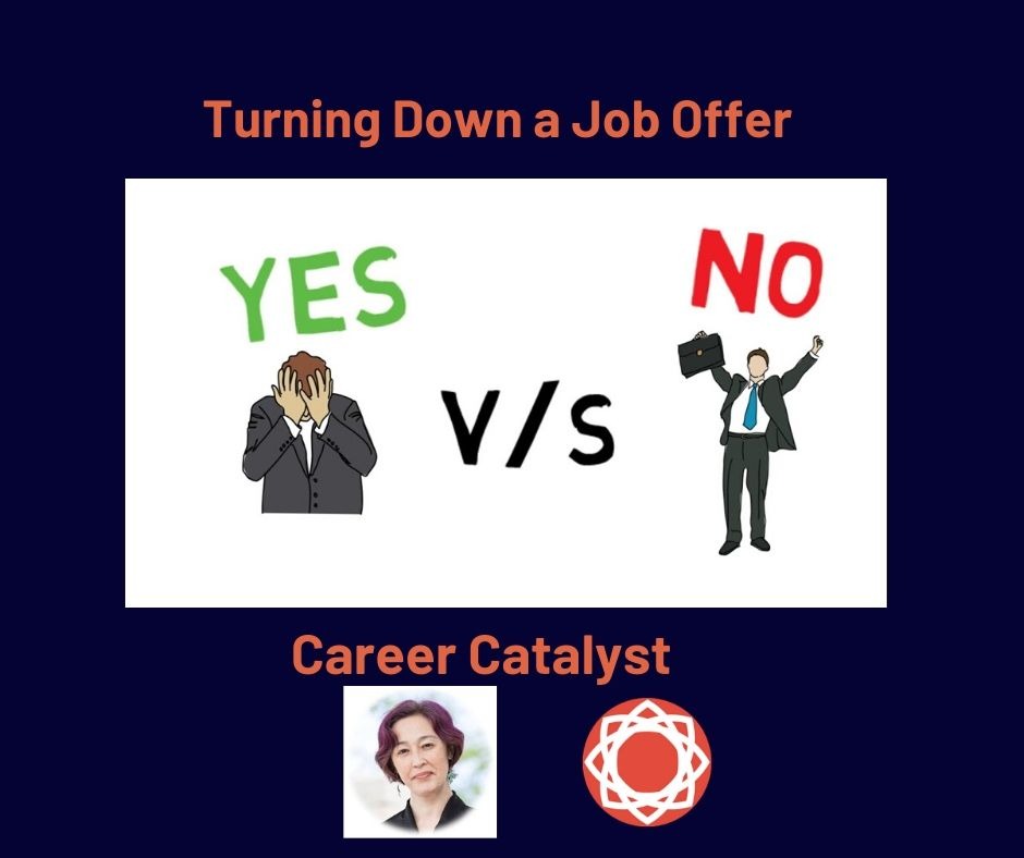 Turning down an offer even now? Yes! - Denver Career Catalyst