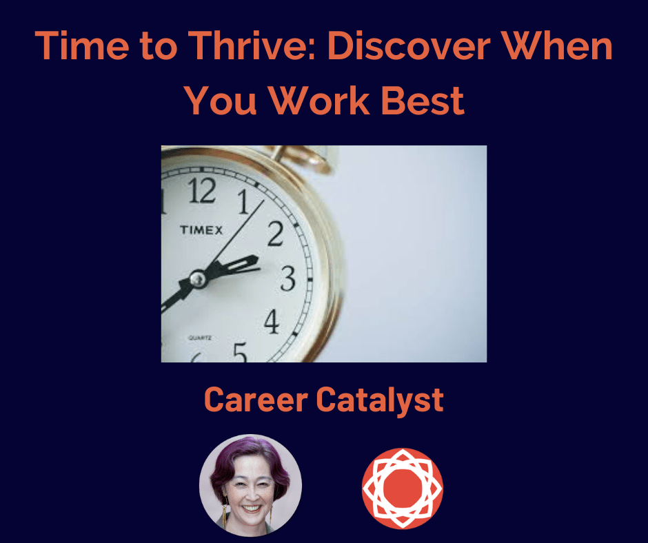 Time to Thrive: Discover When You Work Best - Denver Career Catalyst